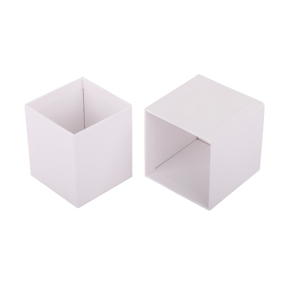 Quality 2mm Square Scented Candle Packaging Box White Art Paper Embossing for sale