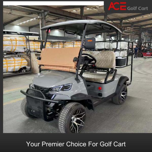 Quality Carbon Steel Electric 2 Seater Golf Cart With 80km Range And 8 Hours Charging Time for sale