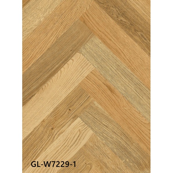 Quality Herringbone Chevron Grain Stone SPC Rigid Vinyl for sale