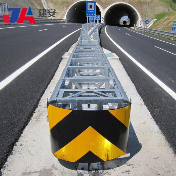 Quality ISO9001 2008 Certified Traffic Safety Crash Cushion Steel Barrier for sale