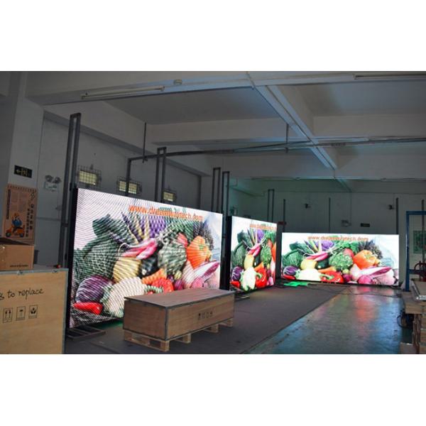 Quality Iron Cabinet Waterproof Outdoor Led Video Display Board P6 With 1-2 Years for sale
