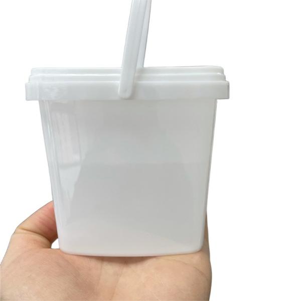 Quality GAP/ISO/FDA Certified Square Bucket 2L/4L/5L/6L/10L/18/20L PP Plastic Pail with Handle for sale