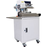 Quality 60 KG USB Cable Power Cord Wire Optical Fiber and Pipe Labeling Machine Folded Label Applicator for Labeling for sale