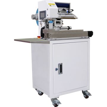 Quality Automatic Power Cord Cable Labeling Machine with Motor Core Components Label for sale