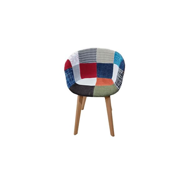 Quality Wrinkle Resistance Patchwork Dining Chair , Beech Contemporary Dining Chairs Upholstered for sale