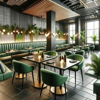 Quality Modern Stainless Steel Eco-Friendly Customizable Restaurant Furniture Dining for sale