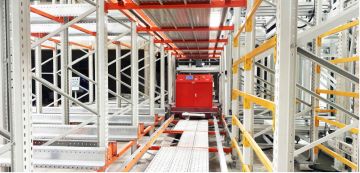 Shuttle Carrier for Industrial Warehouse