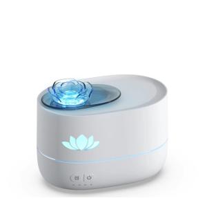 Quality 350ml Fire Flame Humidifier With Timer Setting And Led Light 7 Colors for sale