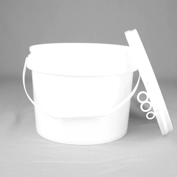 Quality 22cm Dia 5L Plastic Food Bucket Leak Proof Custom Printed for sale