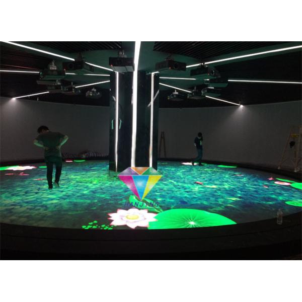 Quality Glass Plank Road Floor LED Display P8.9mm 250mm*250mm With A Super PC Cover for sale