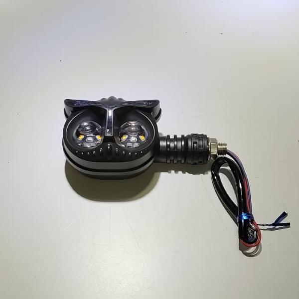 Quality Modified Lamp Motorcycle Black Plastic With Wires Strong Light Super Bright for sale