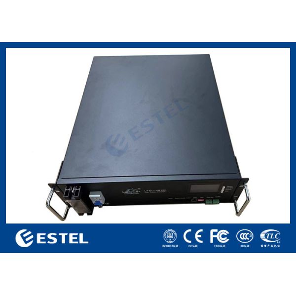 Quality Outdoor Telecom Cabinet Lithium Iron Battery 150Ah 48VDC Rack Mounted for sale