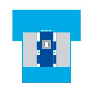 Quality OEM Cardiovascular Disposable Sterile Surgical Drapes , Fenestrated Sterile Drapes Medical Supplies Flexible for sale