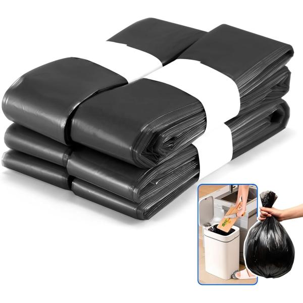 Quality PE Trash Can Automatic Bag Biodegradable Black Dustbin Bags Customized For Self for sale