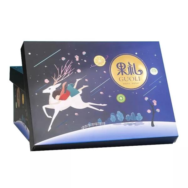 Quality Custom Printed Fruit Packaging Boxes OEM ODM Vegetable Packing Box for sale