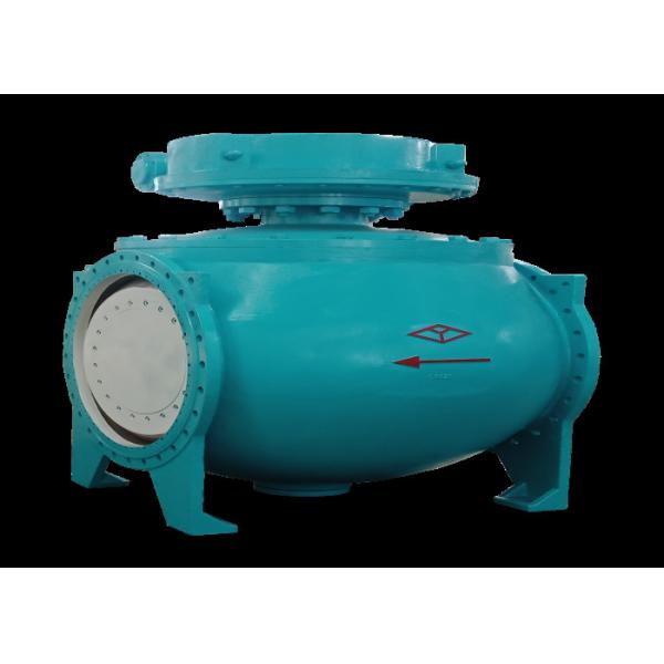 Quality Ductile Iron Flange Floating Ball Valve Eccentric Hemispherical Lightweight for sale