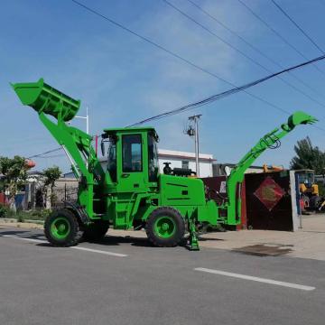 Quality 0.5m3 Earthmoving Towable Backhoe Loader , Small Digger Loader Machinery for sale