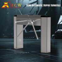 Quality HCW Security Entrance Barrier Systems Tripod Turnstile Gate Mechanism Controlled for sale