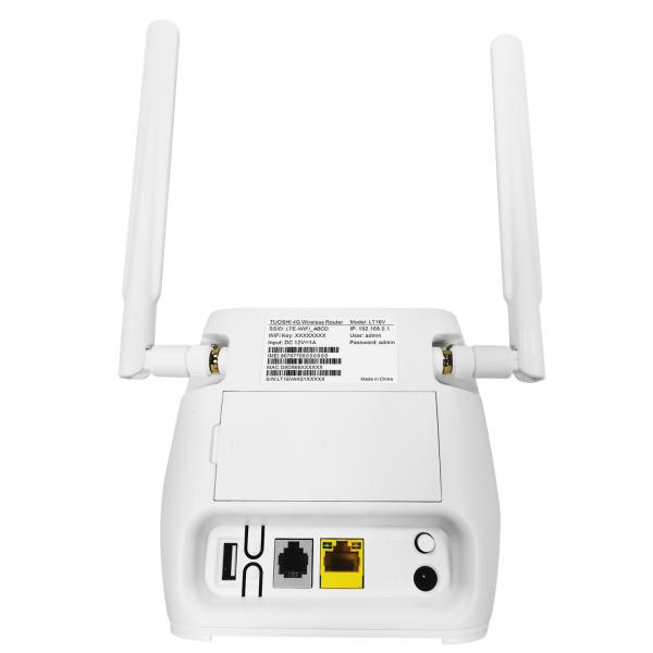 Quality 5dbi Antenna Broadband Sim Card Router White RJ11 Port for sale