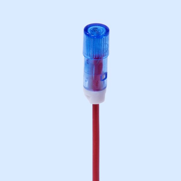 Quality A-10-3 230 Volt Led Indicator Lights 6mm Dia Blue Led Indicator for sale
