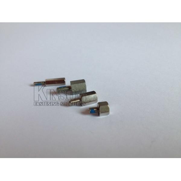 Quality Special hexagon hollow step rivets nuts standoffs made for machining metal process for sale
