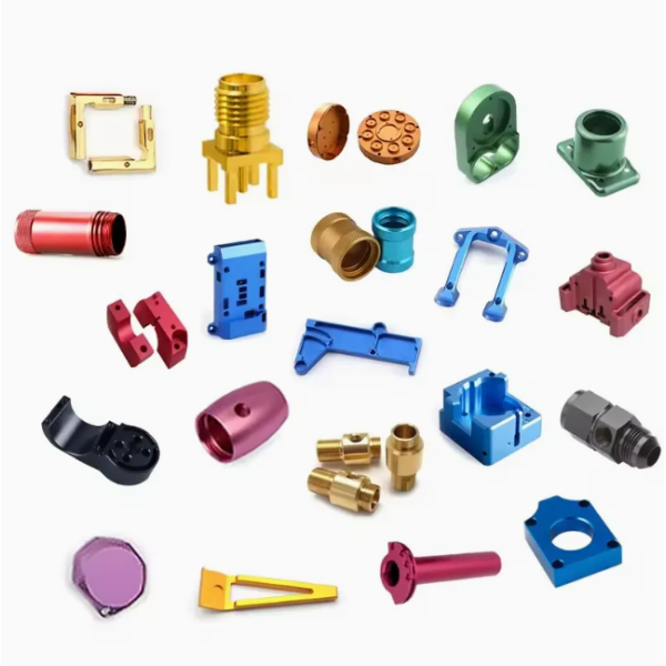 Quality Precision Metal Aluminum Lathe Turning Milling CNC Machining Spare Part Colored Coating Part for sale