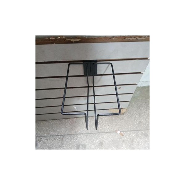 Quality Adjustable Wire Slatwall Brackets, 1 left and 1 right per set for sale