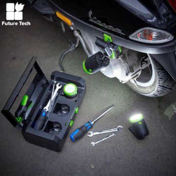 Quality 3-Pack Rechargeable LED Work Lights With Portable Case For Camping for sale