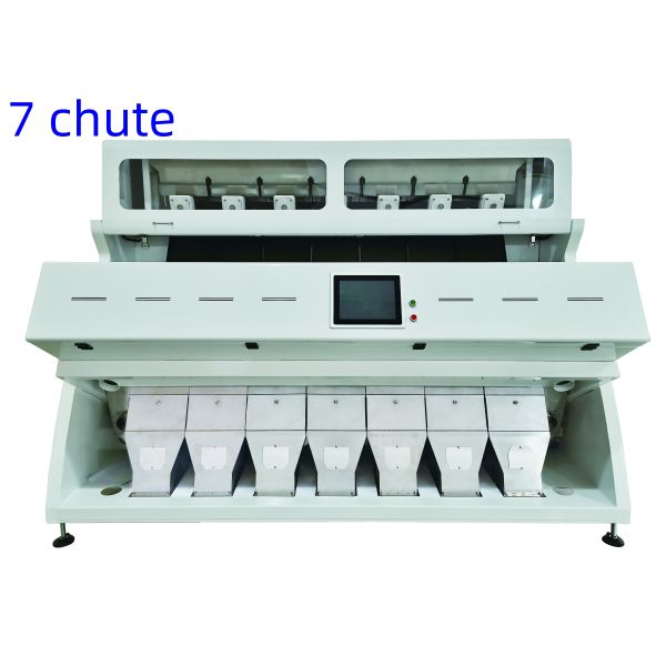 Quality Soybean Coffee Bean Color Sorter Machine 7 Chute 448 Channels for sale