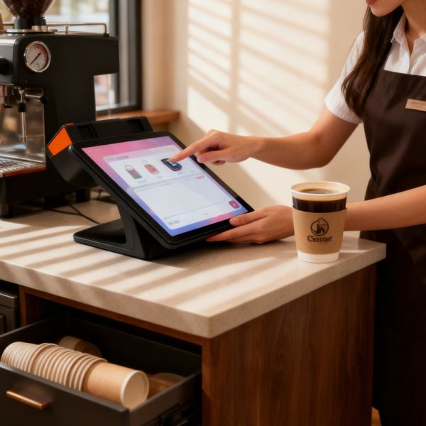 Quality 11 Inch 6400mAh Battery Payment Terminal Bluetooth Android Based POS Machine for sale