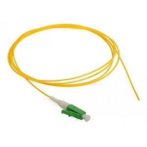 Quality Yellow SM Fiber Optic Pigtail LSZH G652D Simplex Pigtail For CATV Systems for sale