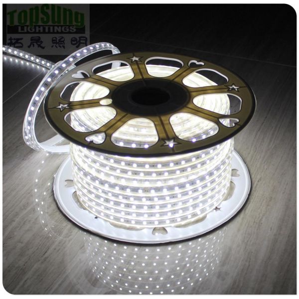 Quality 2017 new arrival 220v 5050 smd strip white  led ribbon 60LED/m flexible led strip for sale