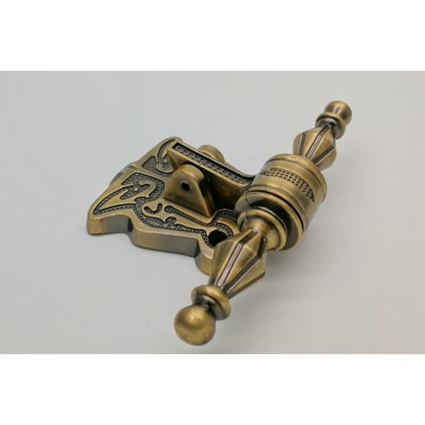 Quality Brass Plating Metal Coffin Handles Zinc Alloy Material High Durability for sale