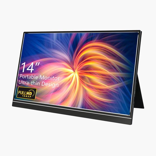 Quality DC 5V 2A HDR 14 Inch LCD 800:1 Contrast USB Powered Touch Screen Monitor for sale