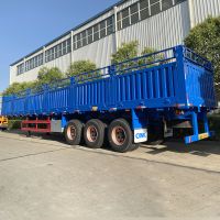 Quality CIMC Group HUAJUN 4 Axles Max Payload 60T Container Trailer Fence Cargo Semi for sale