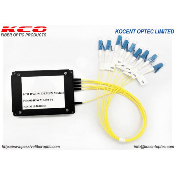 Quality Passive PON DWMD Wavelength Division Multiplexer 200G 8CH ABS Box LC UPC for sale