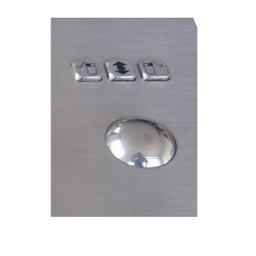 Quality 100 Key Stainless Steel Keyboard With Optical Mechanical Trackball Waterproof for sale