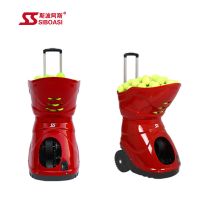 Quality Siboasi W5 Red Tennis Ball Shooting Machine Indoor Outdoor for sale