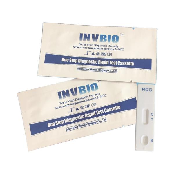 Quality Medical IVD Hcg One Step Pregnancy Test Card for sale
