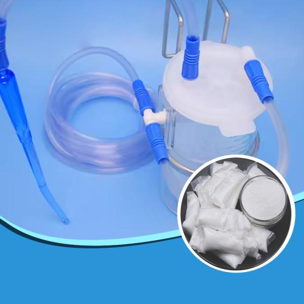 Quality Liquid Waste Solidification Super Absorbent Polymer Odor Control Liquid Waste for sale