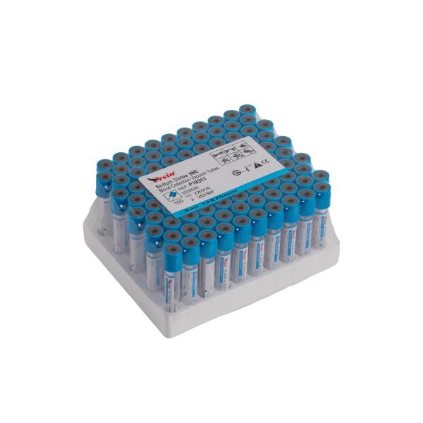 Quality Sodium Citrate 1:9 PT Sodium Citrate Vacutainer 0.5m-10ml Blue Cap Blood Tube for sale