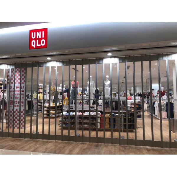 Quality Transparent Polycarbonate Manual Side Folding Door for sale