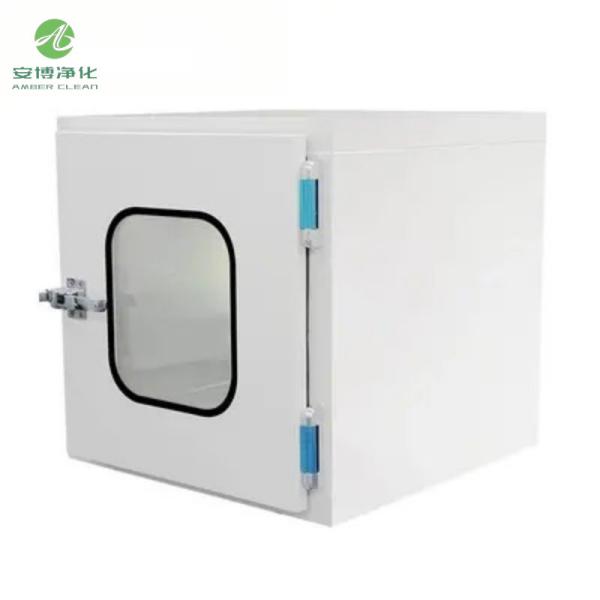 Quality AMBER SUS 304 / 201 Mechanical Interlock Dynamic Pass Box in Pharma for sale