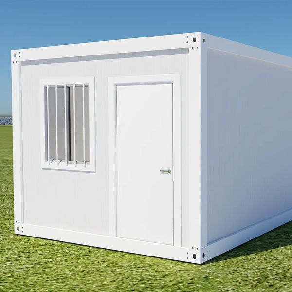 Quality 20ft Ready-to-Use Prefab Steel And Wooden Container House Detachable Modular Office for sale