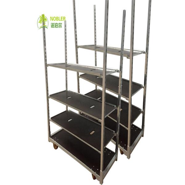 Quality Hand Flower Danish Container Cart Hot Galvanizing RUBBER Wheel for sale