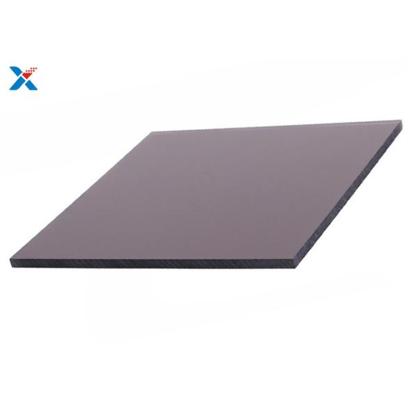 Quality Smoke Gray Transparent Solid Polycarbonate Panel Plastic Roofing Sheet for sale
