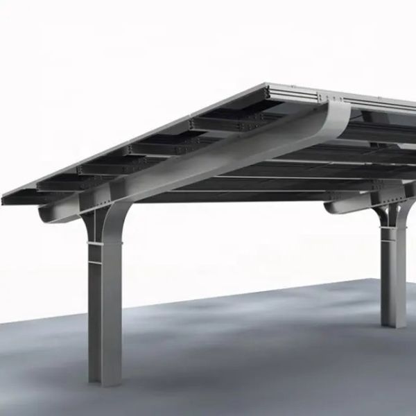 Quality Q235 Steel Solar Carport Structures with CE Certification and 1.4KN/m2 Snow Load for sale