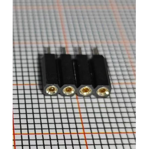 Quality 1x4 4 Pin Header Connector Female Pcb 2.54mm for sale