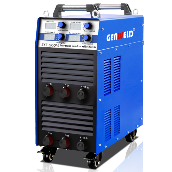 Quality Four-Station Manual Arc Welding Machine with IGBT Inverter Technology and 500A Current Range for Industrial Use for sale