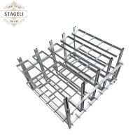 Quality Customizable Sparkling And Safe Aluminum Metal Fireworks Racks For All Festivals for sale